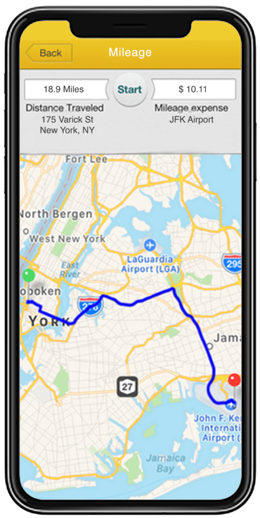 Falcon Expenses Mileage Expense Tracking Features Falcon Expenses